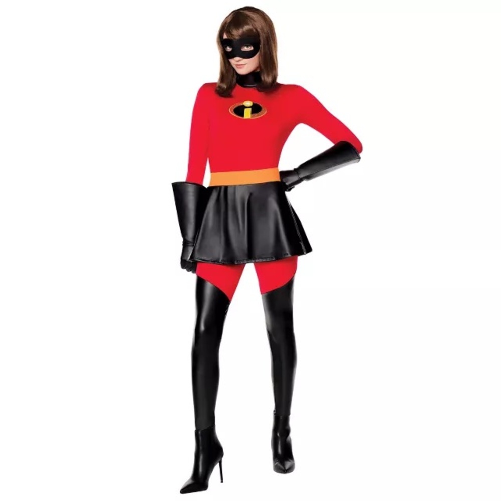 Adult Mrs. Incredible Catsuit Costume - The Incredibl… - Gem